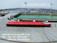 32 axle lines SPMT Self-propelled Modular Transporters and 2 PPU power ...