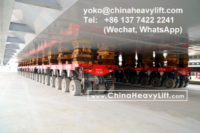 compatible Scheuerle SPMT, 100 axle line Chinaheavylift SPMT Self ...