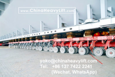 compatible Scheuerle SPMT, 100 axle line Chinaheavylift SPMT Self ...