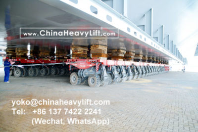 compatible Scheuerle SPMT, 100 axle line Chinaheavylift SPMT Self ...