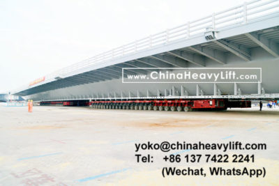 compatible Scheuerle SPMT, 100 axle line Chinaheavylift SPMT Self ...