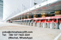 compatible Scheuerle SPMT, 100 axle line Chinaheavylift SPMT Self ...