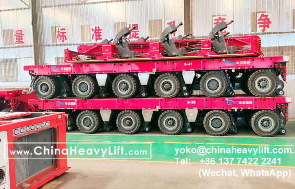 compatible Scheuerle SPMT, CHINA HEAVY LIFT manufacture 120 axle line ...