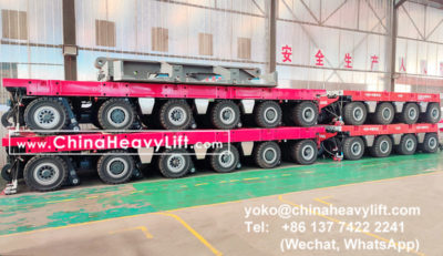 compatible Scheuerle SPMT, CHINA HEAVY LIFT manufacture 120 axle line ...