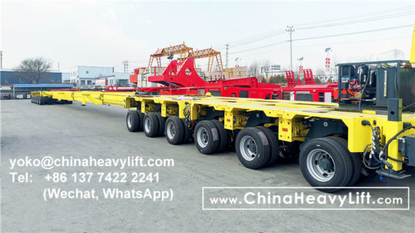 25m length Extendable spacer, Telescopic beam for Modular Trailers ...